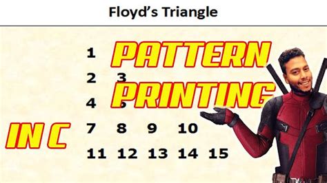 Programming C And C Print Triangle As Numbers Print Triangle