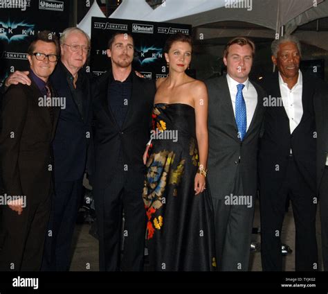 Actors Gary Oldman Michael Caine Christian Bale Maggie Gyllenhaal