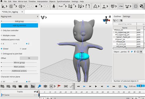rigging basics learn 3d animation with cascadeur