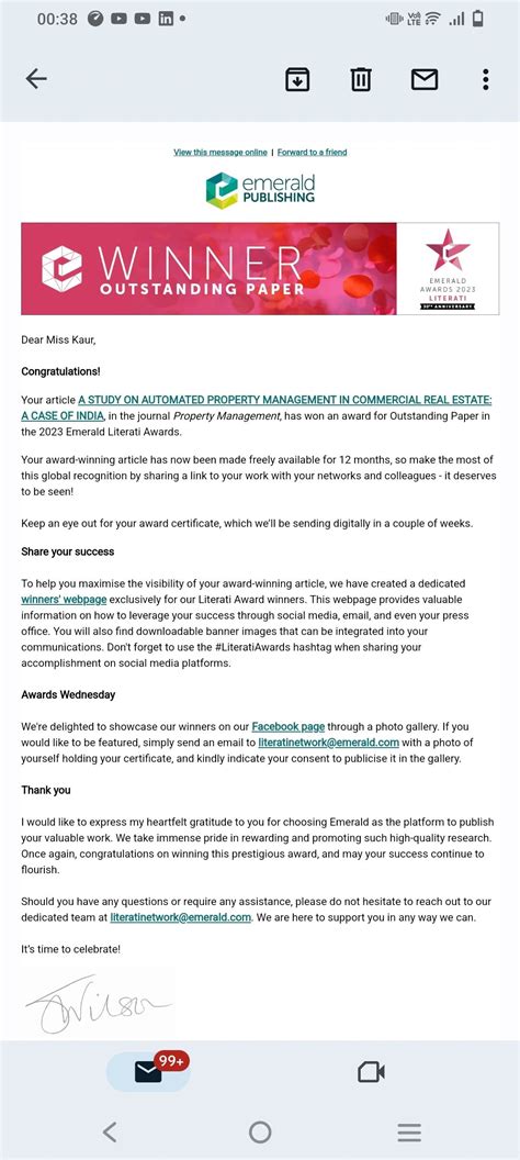 Thankyougod Emeraldliteratiawards Outstandingpaper Researchexcellence Academicachievement