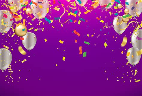 빛나는 화려한 풍선과 생일 축하 추상적 인 배경 파티 프리젠 테이션 판매 기념일 및 보케 요소가있는 클럽 디자인 해피 배너 벡터