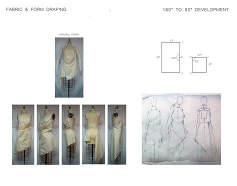 Fabric And Form Draping With Wovens On Behance