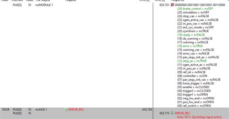 Quickstop Function Issue In Bandr Acopos Error Despite Correct Trigger1 Signal Ask Questions