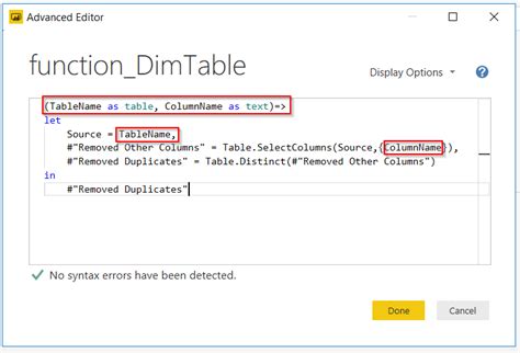 Get Table Name In Power Query Using Power Bi