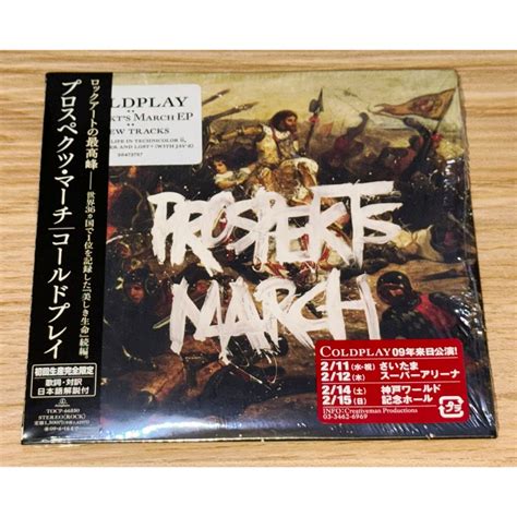 Coldplay 酷玩樂團 Prospekts March 限量ep 日本 初回生產完全限定盤 附側標 附件全 蝦皮購物
