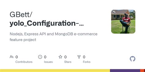 Github Gbett Yolo Configuration Management Nodejs Express Api And Mongodb E Commerce Feature