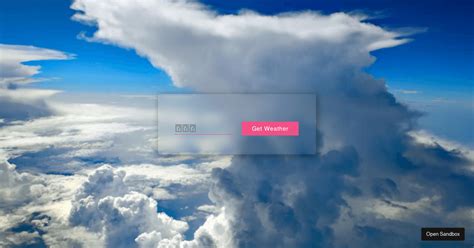 Reactweatherapp Forked Codesandbox