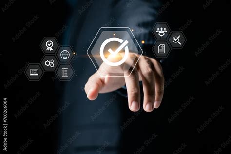 Iso Certification And Standardization Process Concept Certificate Approval Compliance To