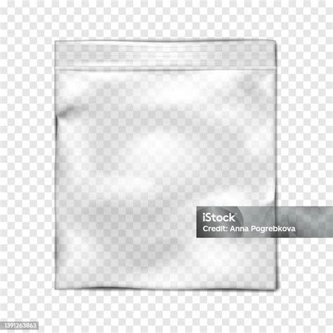 투명한 배경에 지퍼 잠금 장치가있는 투명한 사각형 비닐 봉지 사실적인 벡터 모형 빈 지퍼 Pvc 비닐 패키지 모형 비닐 봉지에 대한 스톡 벡터 아트 및 기타 이미지 Istock