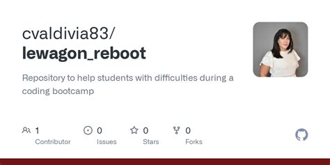 GitHub Cvaldivia Lewagon Reboot Repository To Help Students With Difficulties During A