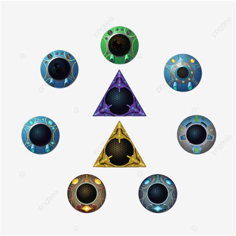 科幻光碟1 Ui設計之神 閃亮的 象徵 涼爽的png去背圖片素材免費下載，免摳圖設計圖案下載 Pngtree
