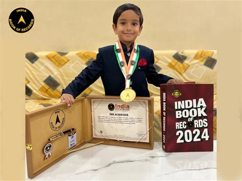 Aniket Patel Ibr Achiever India Book Of Records