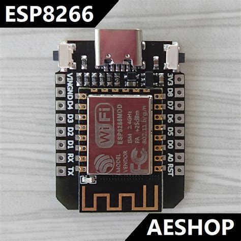 Development Kit Esp8266 D1 Lite Type C Version Shopee Malaysia