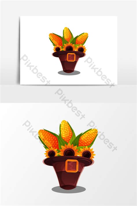 Halloween Hat Corn Element Design Png Images Ai Free Download Pikbest