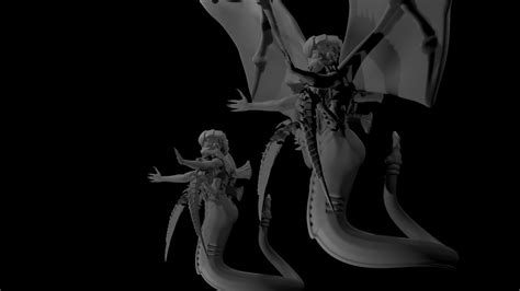 Lewd Tyranid Girls 3d Model 3d Printable Cgtrader