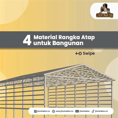 4 Material Rangka Atap Untuk Bangunan Jasa Kontraktor Tercepat