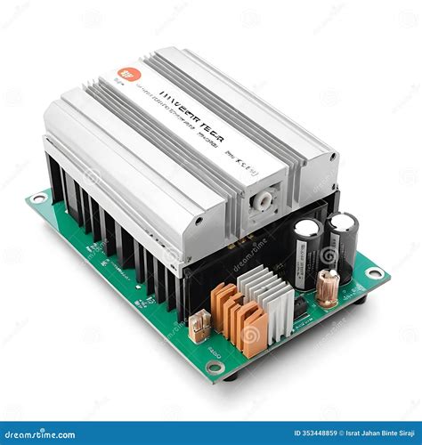 Inverter Module Isolated On A White Background Stock Image Image Of