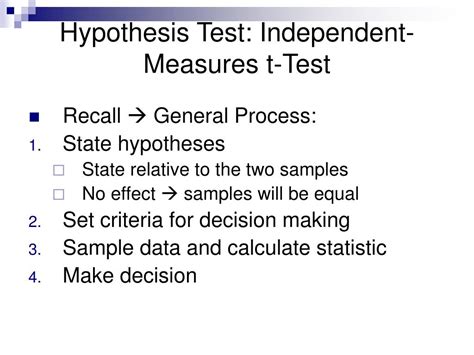 Ppt Independent Measures T Test Powerpoint Presentation Free Download Id 3195327