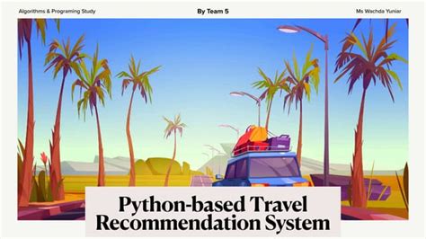 Python Based Travel Recommendation System Project Pdf