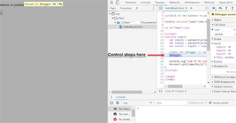 Programming For Beginners Javascript Debugger Statement