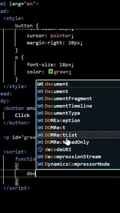 message function button click javascript in 55 seconds youtube