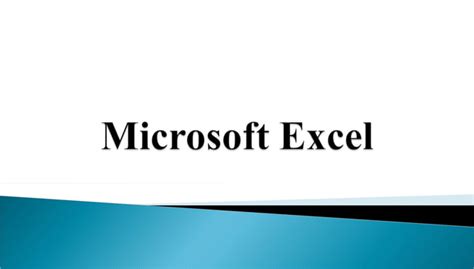 Advanced Excel Ppt PPT