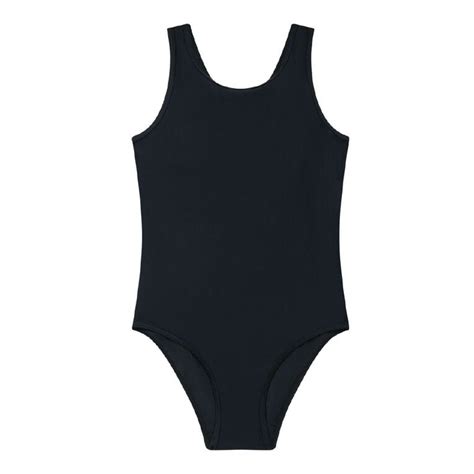Young Original Plain Swimsuit Black The Warehouse