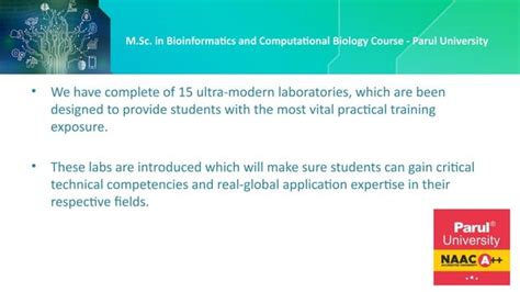 Msc In Bioinformatics And Computational Biology Pptpptx