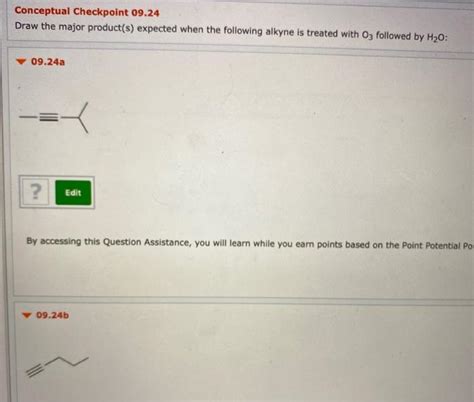 Solved Conceptual Checkpoint 09.24 Draw the major product(s) | Chegg.com