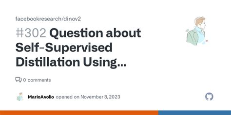 Question About Self Supervised Distillation Using Another Dataset · Issue 302