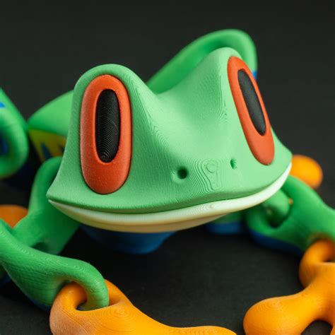 🐸 Blob Frog Flexi Magnetic Fidget Art Toy・ 3d File For 3d Printing・cults