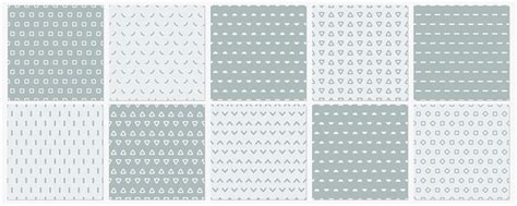 매끄러운 기하학적 패턴 모음 최소한의 디자인 추상적인 단순한 배경 섬세한 블루 스타일리시한 패브릭 프린트 0명에 대한 스톡 벡터 아트 및 기타 이미지 Istock