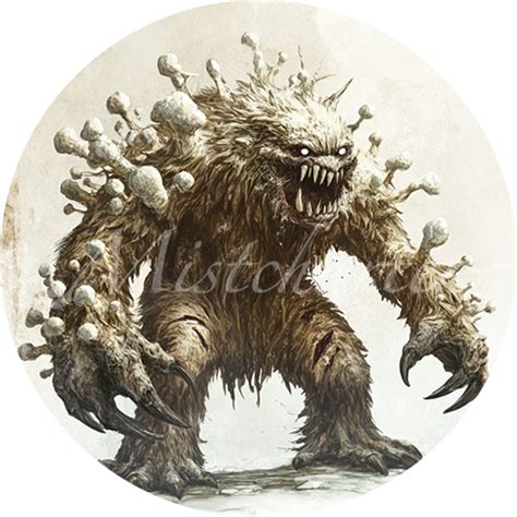 Quaggoth Spore Servant Game Tokens For Vtt And Ttrpg Mistcharter Maps