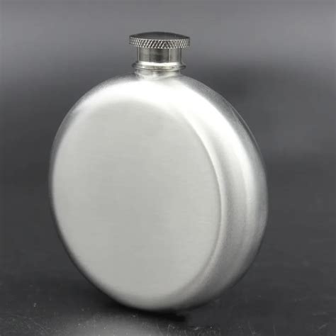 5oz Stainless Steel Hip Flask Portable Pocket Flagon For Whisky