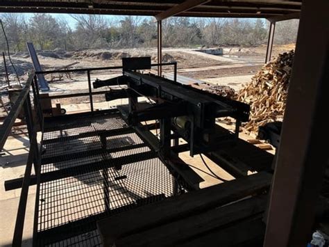 Big Jake Complete Scragg Sawmill Prentice Load 2 Edgers All Decks And Conveyor Chop Saw For