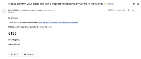 Require Users To Verify Their Email Address Sweepwidget