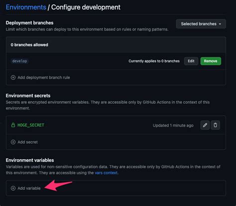 Github Actions ブランチごとにジョブの実行を制御できる Environments を試してみた Developersio