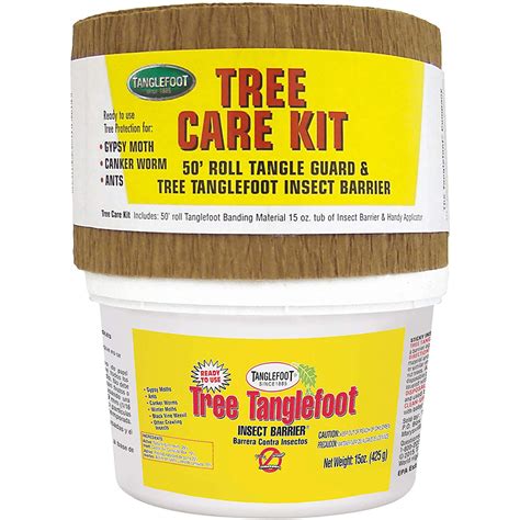 Tanglefoot Tree Care Kit With Tree Insect Barrier And Tangle Guard Wrap