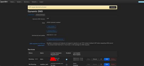 ddns configuration troubleshooting installing and using