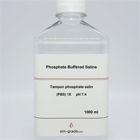 Phosphate Buffered Saline Pbs Em Grade