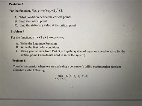 [economics Calculus Level Basic] How Can I Attempt Problem 4 Without A Constraint R Homeworkhelp