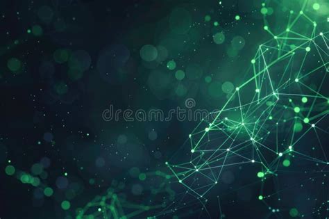 The Scene Features A Vibrant Green Backdrop Filled With Numerous Intersecting Lines And Dots