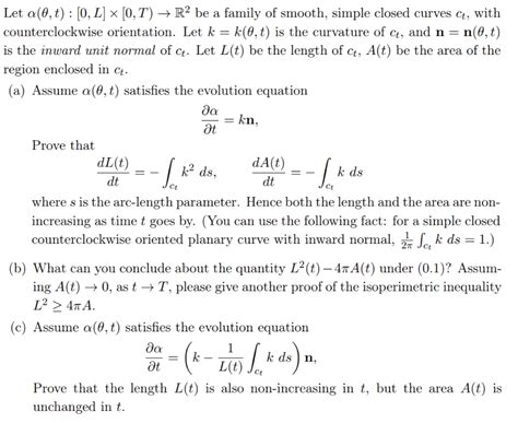 Solved Let a 0 t 0 L x 0 T Rº be a family of Chegg com
