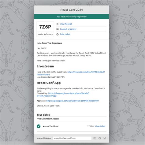 Attending React Conf 2024 With A Pass Kavan Thobhani Posted On The