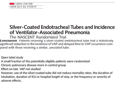 Vap Apptx Explained Ventilator Associated Pneumonia Pptx