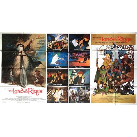 The Lord Of The Rings Cartoon Movie Poster 41x77 In