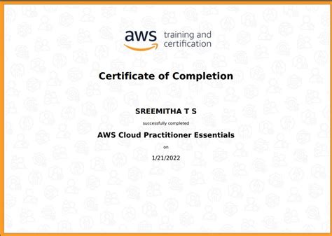Sreemitha T S On Linkedin Awscloudpractitioner Aws