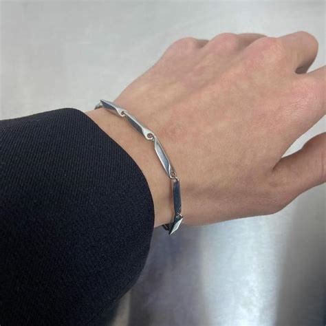 Jual Bisainstan Auravibe Gelang Tangan Pria Model Berlian Dan Bambu Tren Serbaguna Aksesori