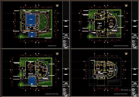 2 Stories A Complete Project Autocad File 167x19m Free Cad Blocks