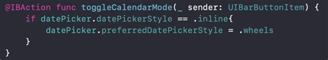 [ios] date picker